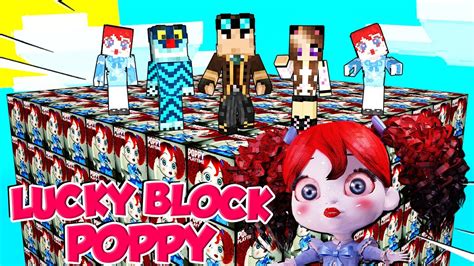 Sfida Dei Lucky Block Giganti Di Poppy Playtime Su Minecraft Youtube