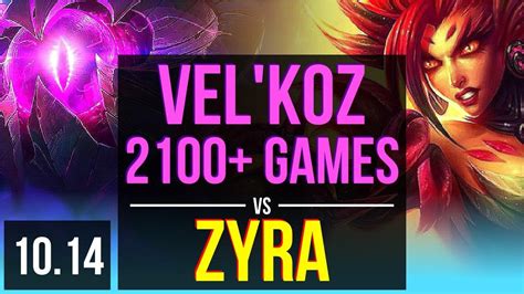 VEL KOZ Ezreal Vs ZYRA Ashe SUPPORT 2 1M Mastery Points 2100