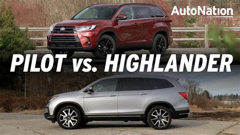 Compare Toyota Highlander And Honda Pilot