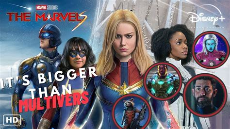 Marvel Studios The Marvels Teaser Trailer Bigger Than Multiverse