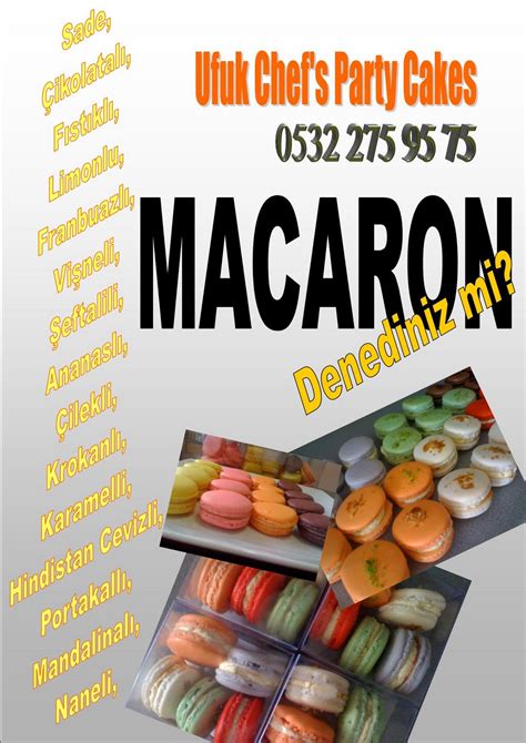 Ufuk Chef S Party Cakes Ankara Butik Pasta Macaron Cupcake Kurabiye