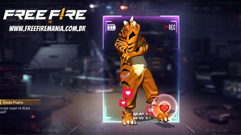 Free Fire novo Emote Piseiro disponível no Escolha Royale saiba mais