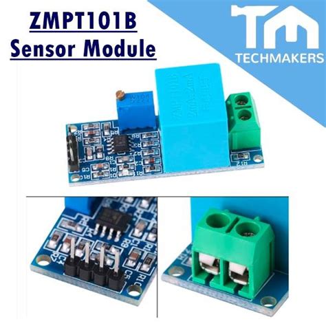 AC Voltage Sensor Module ZMPT101B Single Phase Measure Sense AC Up To