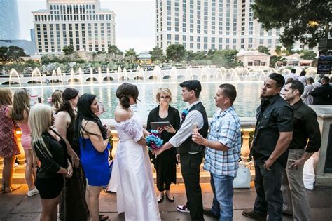 Las Vegas Wedding Officiant Judy Irving Officiating Wedding Ceremony At