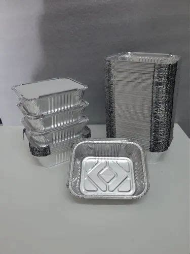 Silver Square 750 Ml Aluminium Foil Containers At Rs 2 Piece In Jaipur