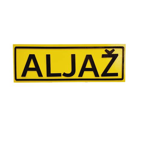 Znak Za Obletnico Tabla Z Imenom Leseno Darilo