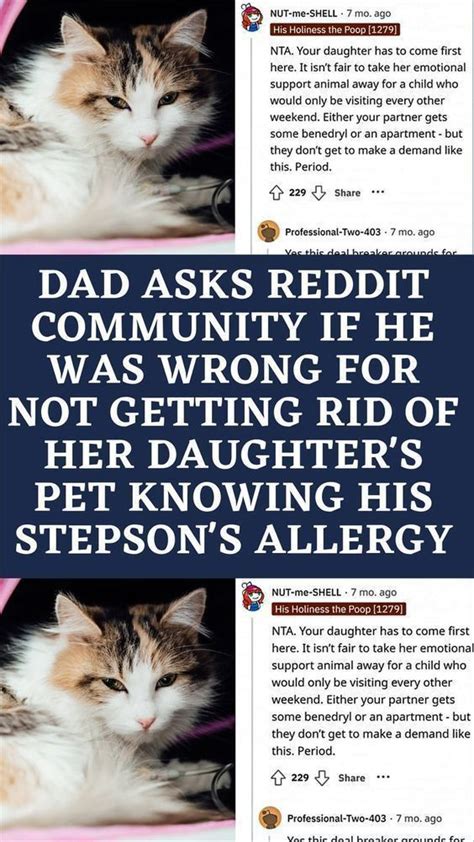 Dad Asks Reddit Community If He Was Wrong For Not Getting Rid Of Her