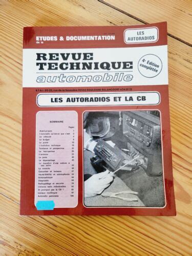 REVUE TECHNIQUE LES AUTORADIOS ET LA CB REF 3248 EBay