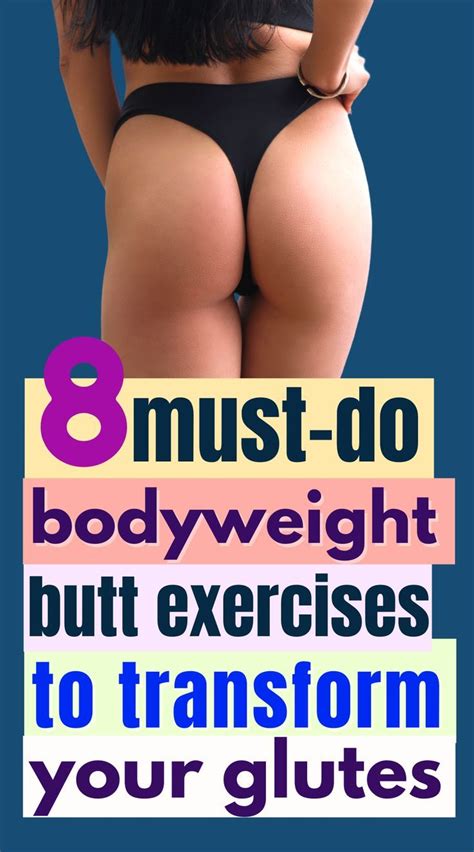 The 8 Best Bodyweight Glute Exercises To Start At Home Artofit