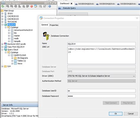 How To Use The JTDS Databse Driver For MS SQL Server Sybase Adaptive