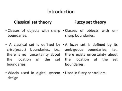 fuzzy set theory fuzzy set theory and its applications