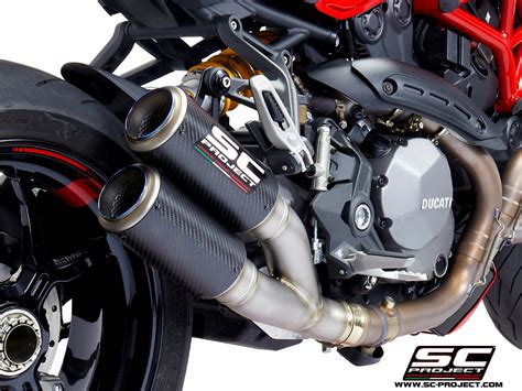 CR T Exhaust By SC Project Ducati Monster 821 2018 D25 DT36C