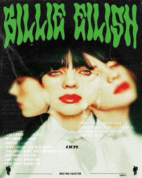 Billie Eilish Poster Behance