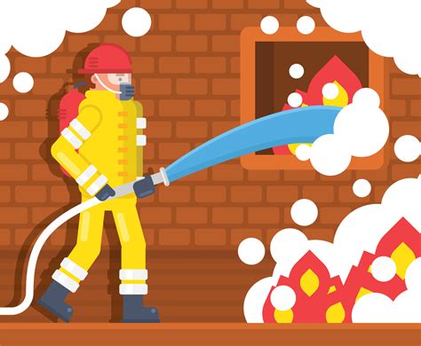 Fire Fighting Cartoon