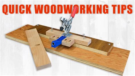 WoodWorkWeb S Quick Woodworking Tips And Tricks YouTube