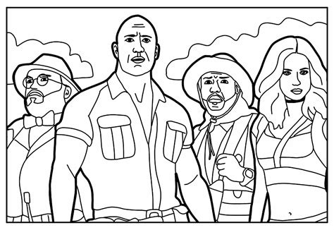 Descarga Gratuita Jumanji Para Colorear Gratis Dibujos Para Colorear