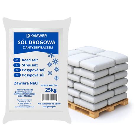 Sól drogowa workowana 1000kg