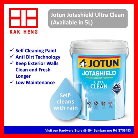 Jotun Jotashield Ultra Clean 1L Exterior Wall Clean Fresh Self