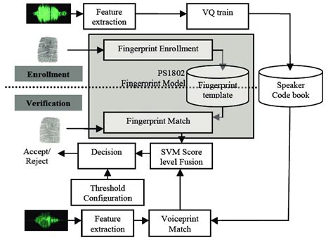 the working models and data flow of a multi biometric verification system download scientific