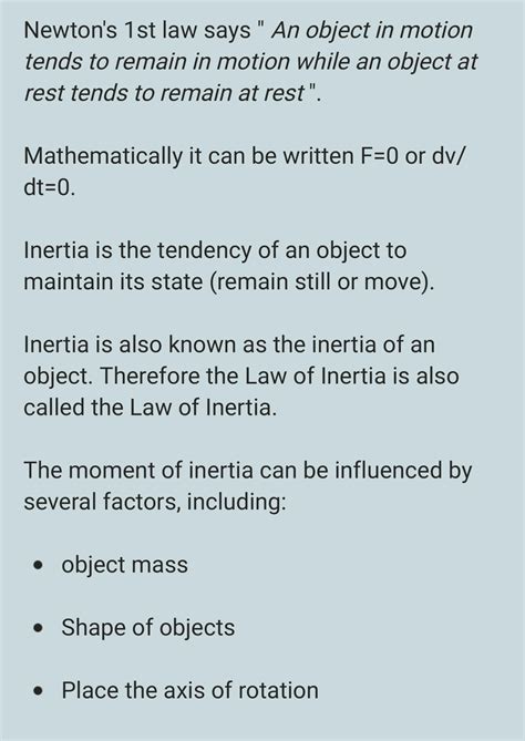 Solution Moment Of Inertia Definition Formula Applicatio Problems