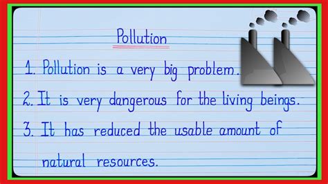10 Lines Essay On Pollution In English L Essay On Pollution L Pollution
