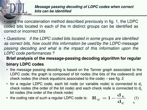 ppt performances of ldpc error detecting concatenated codes used in adaptive ofdm
