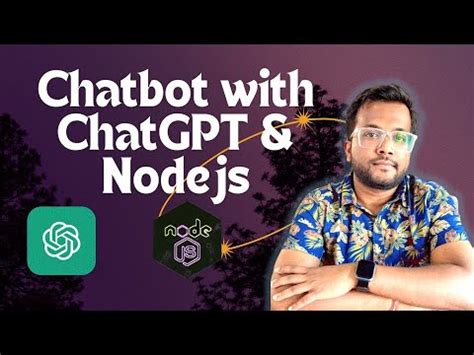 Chatbot With ChatGPT And NodeJS ChatGPT NodeJS OpenAI YouTube