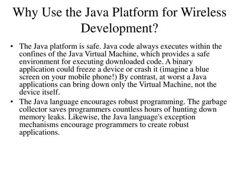 ppt introduction to mobility java technology powerpoint presentation id 3316293