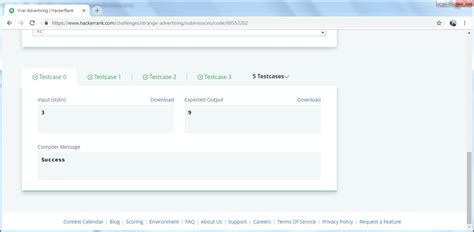 viral advertising hackerrank