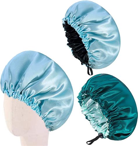 Bonnet Satin Cheveux Nuit KANOSON 2 pièces Bonnet de Nuit Satin