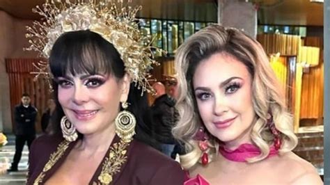 Aracely Arámbula da conmovedor regalo a Maribel Guardia y actriz rompe
