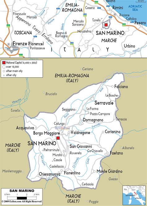 Detailed Political Map Of San Marino Ezilon Maps Porn Sex Picture