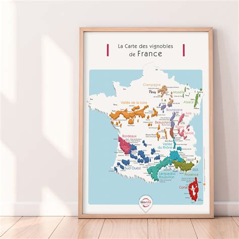 La Carte Des Vignobles De France D Couverte P Tillante X Cartes
