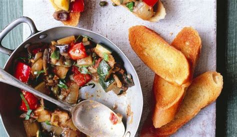Ratatouille Caponata Sicilienne Recette Ratatouille Caponata