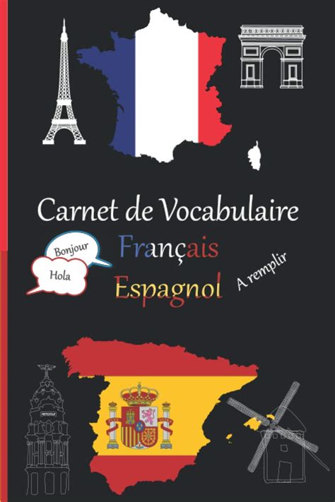 Buy Carnet de Vocabulaire Français Espagnol A remplir Cahier 2