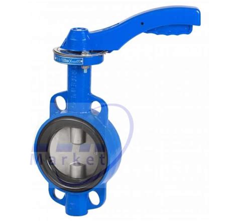 VALVULA MARIPOSA 2 DN50 PN 16 TIPO WAFER MANUAL FE INOX SELLO EPDM ISO