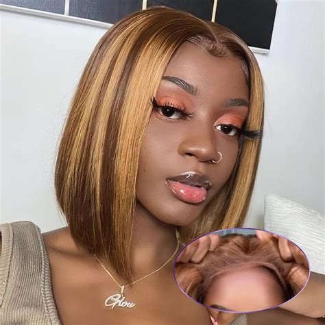 Amazon Ownmehair Wear And Go Glueless Bob Wig Human Hair 13x4