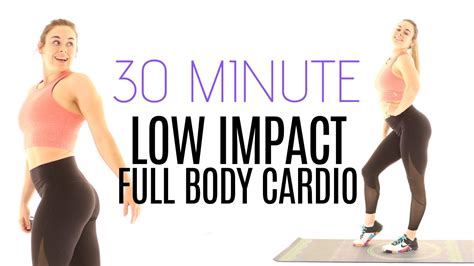 Very Sweaty Full Body Cardio Minute Workout High Intensity Low