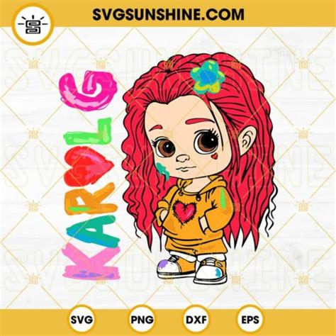 Karol G Red Hair Manana Sera Bonito Svg Png Dxf Eps Files
