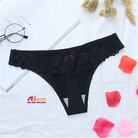 Quần lọt khe nữ ren không viền super sexy quần chip thong nữ đúc su xì