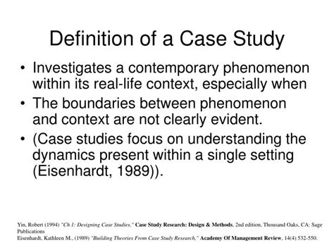 Definition Of Case Study In Research