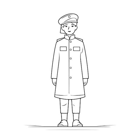 Boceto dibujado a mano arte de una sola línea para colorear dibujo de