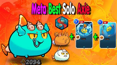 Meta Best Solo Axie Seaslug Babylonia Plays By QL Is Love AXIE