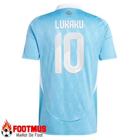 Vente Maillot Equipe Foot Belgique LUKAKU 10 Exterieur 2024 2025 Pas