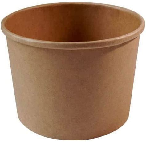 Ecoquality Pack Oz Disposable Kraft Paper Soup Containers