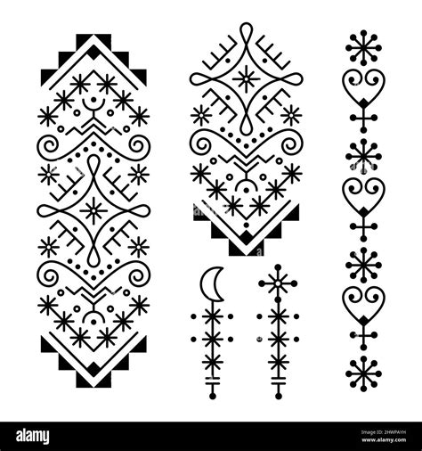 Vetores De Love Viking Runes Vetor Set Bind Runes And Runnic Sript