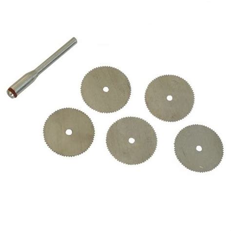 SILVERLINE Ensemble De Disques De Coupe HSS Pour Outil Rotatif 6