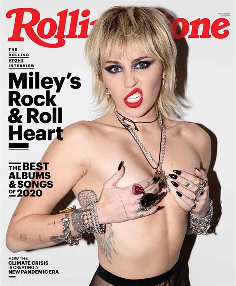 Miley Cyrus Poses Topless For Rolling Stone