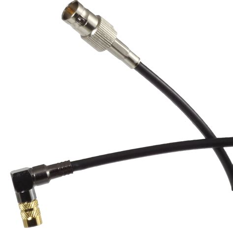 Foot Black G G Hd Sdi Cable Right Angle Din To Female Bnc