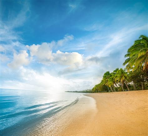 Sea Beach Horizon Sand Tropics HD Wallpaper Rare Gallery